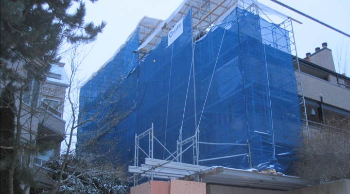 Building Envelope - Waterproof Membranes - Exterior Scaffolding
